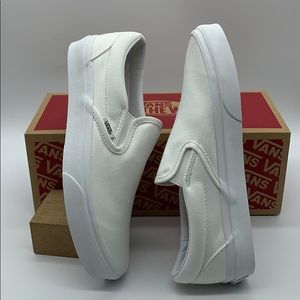 Vans | Shoes | Vans Classic Slip On True White Mens | Poshmark